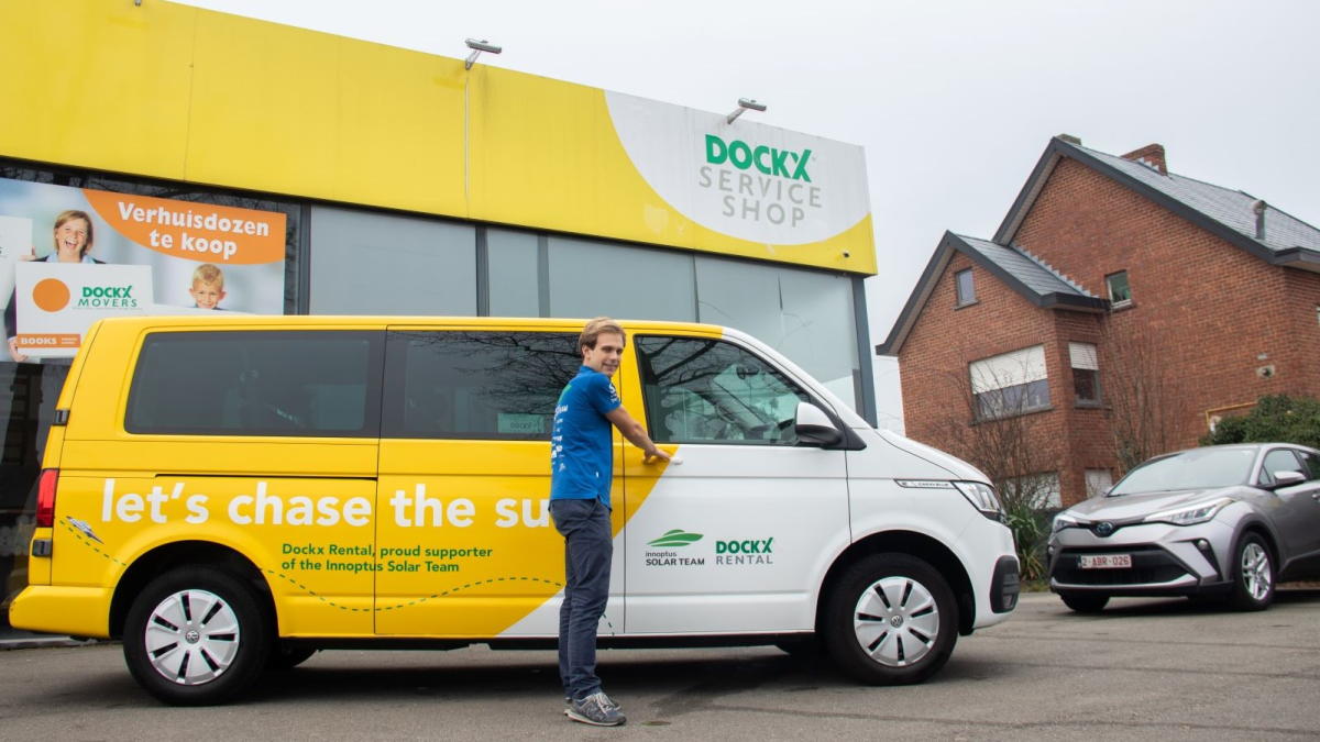 Dockx Rental, trotse sponsor van Innoptus Solar Team - Nieuws