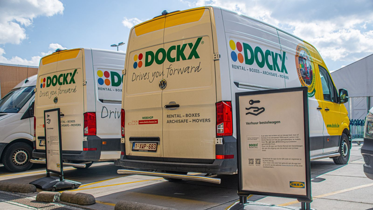 Vervoer je IKEA spullen vlot met een Dockx bestelwagen