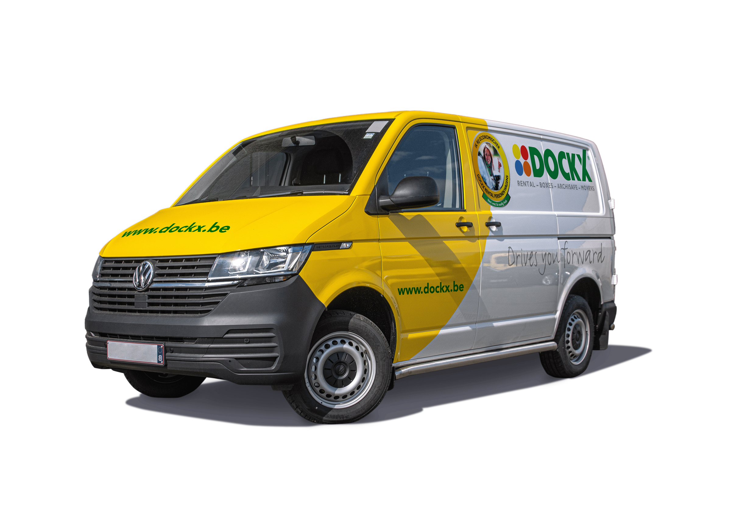 Depart in your delivery or moving vans 24/7 via the app